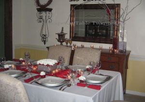 Winter Cardinal | Tablescapes at Table /Twenty-One