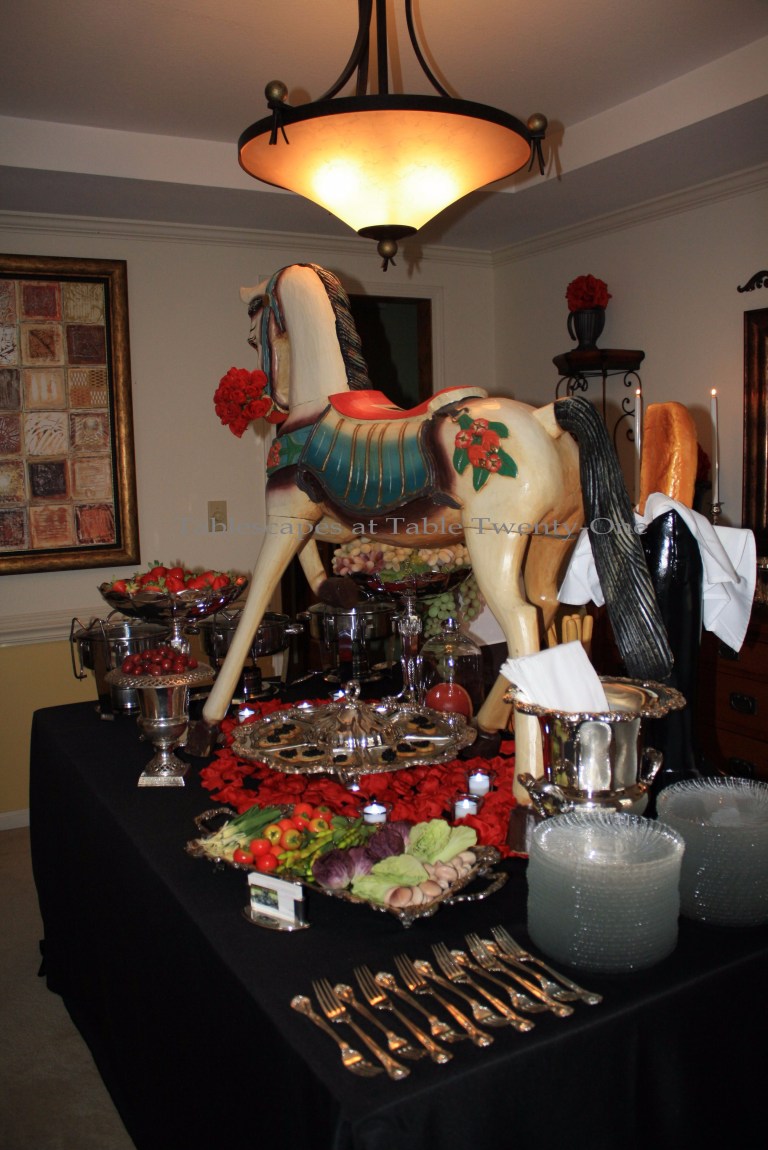 Kentucky Derby Buffet | Tablescapes at Table /Twenty-One