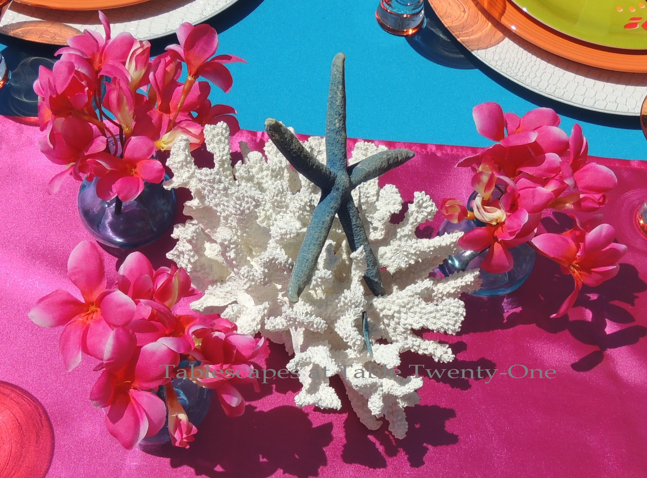 Caribbean Queen – One Table, Three Looks | Tablescapes at Table /Twenty-One