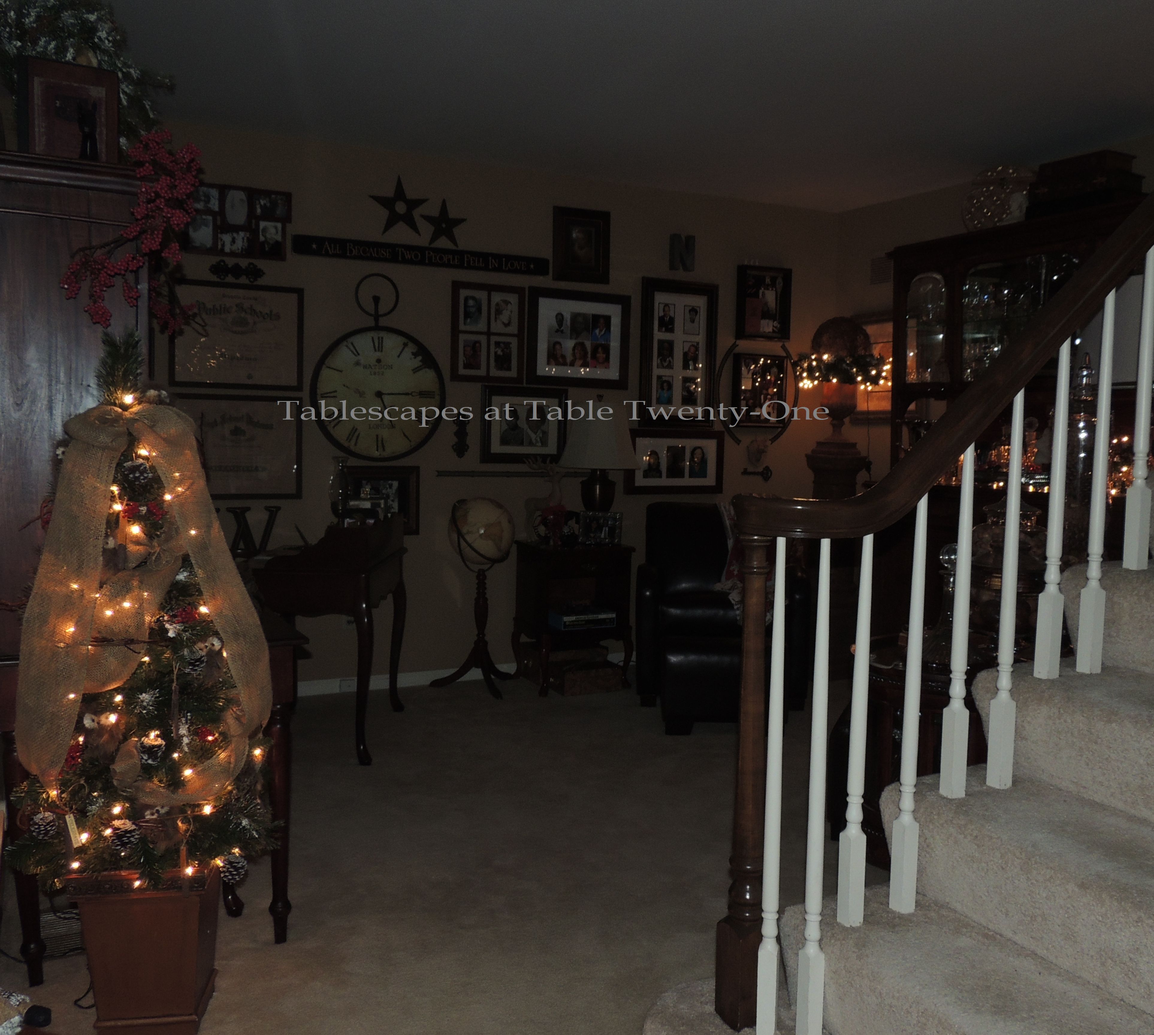 Timberland Christmas – 2014 Decor Around the House | Tablescapes at ...