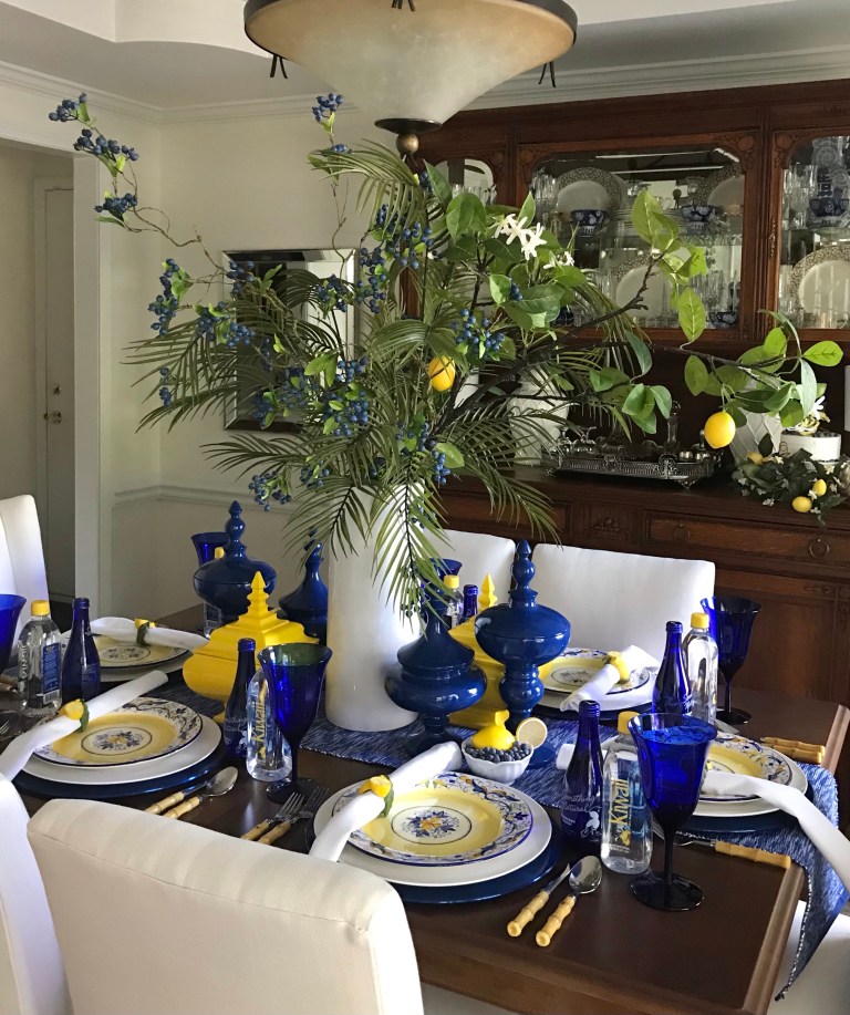 Blueberries & Lemons | Tablescapes at Table /Twenty-One