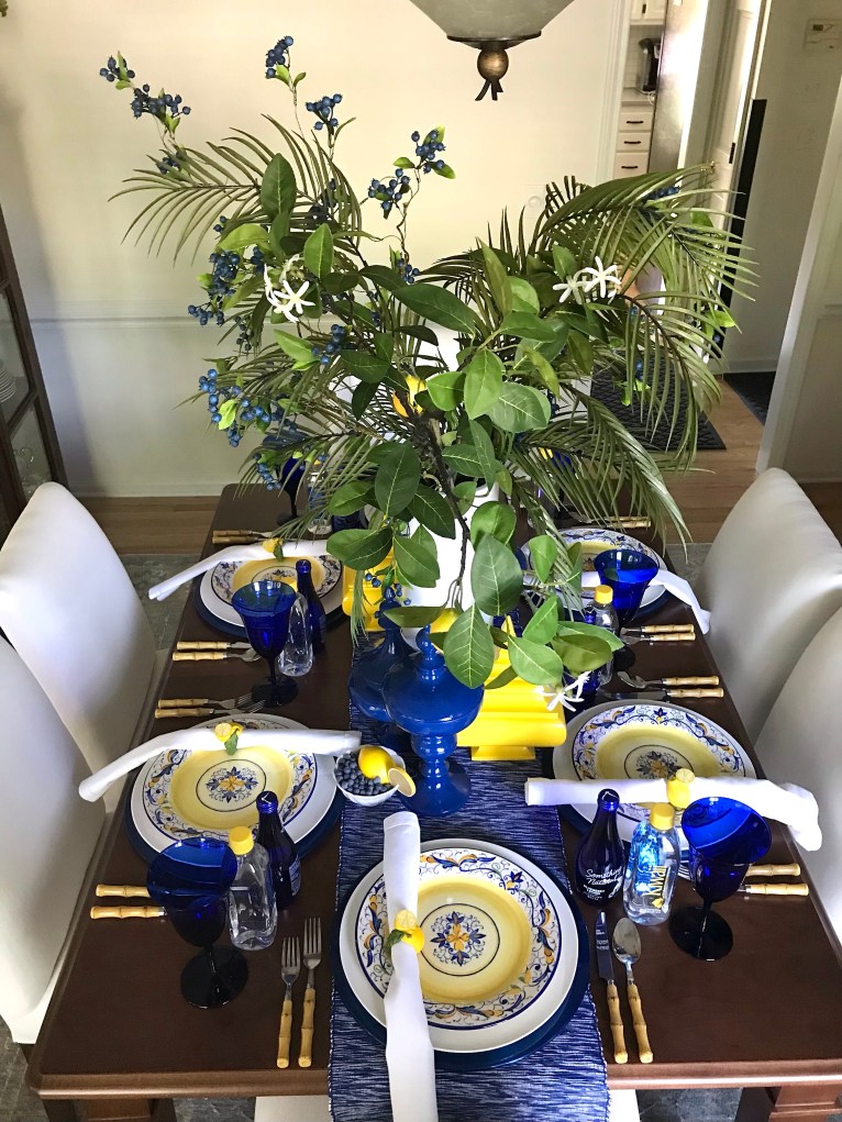 Blueberries & Lemons | Tablescapes at Table /Twenty-One