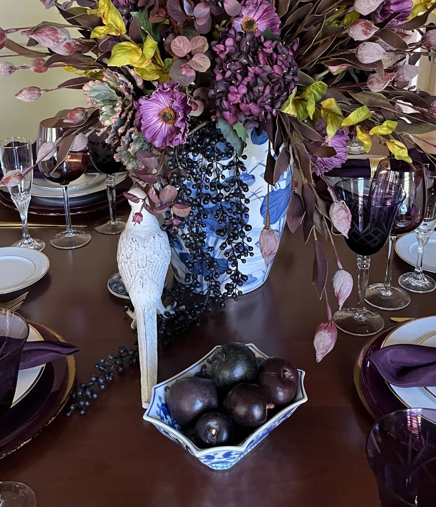 Plum Perfect for Early Fall | Tablescapes at Table /Twenty-One