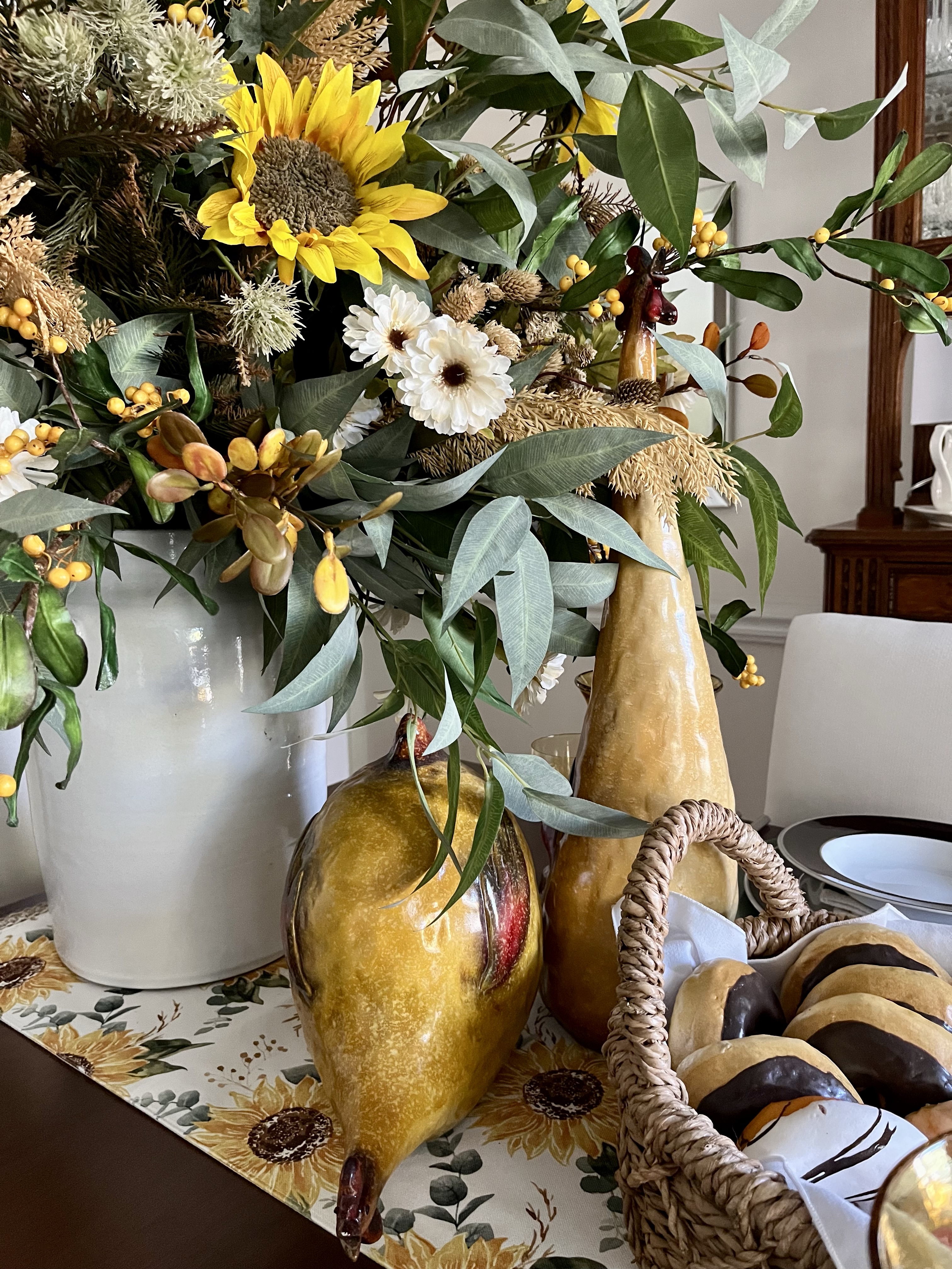 Sunflower Breakfast | Tablescapes at Table /Twenty-One