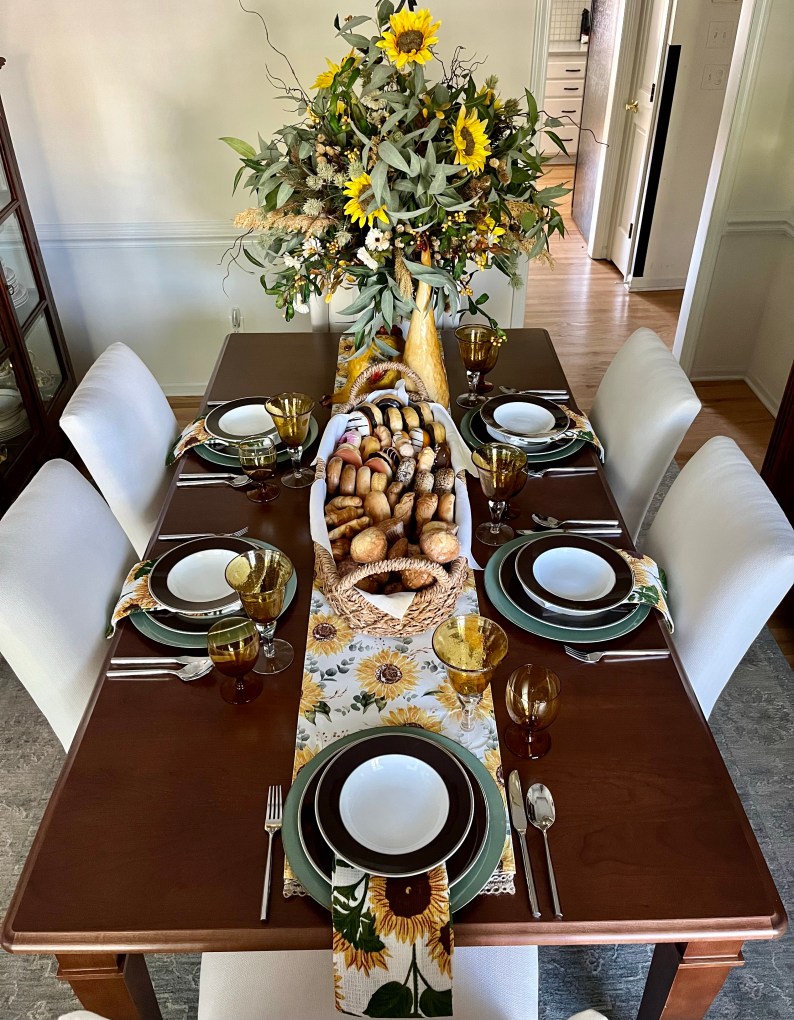 Sunflower Breakfast | Tablescapes at Table /Twenty-One